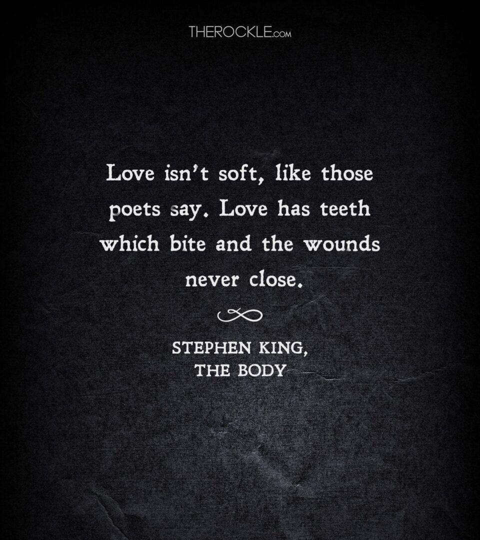 Memorable Quotes from Stephen King's Books - The Rockle