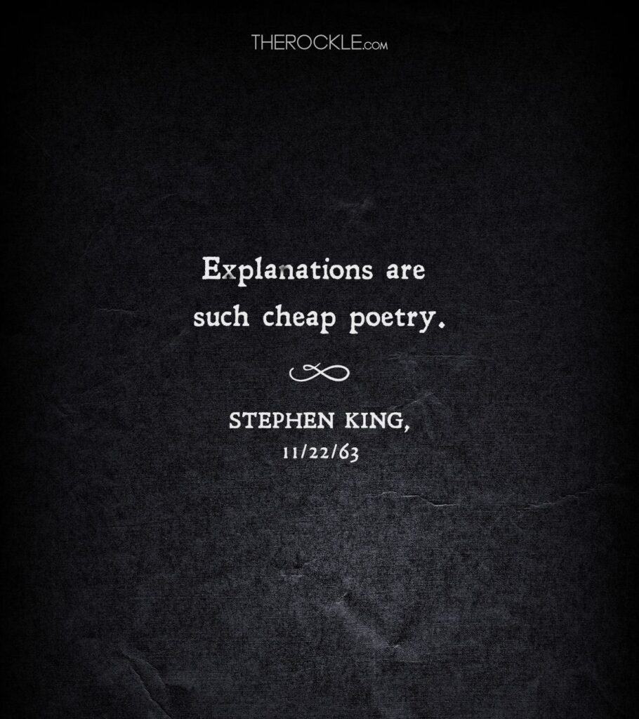 Memorable Quotes from Stephen King's Books - The Rockle