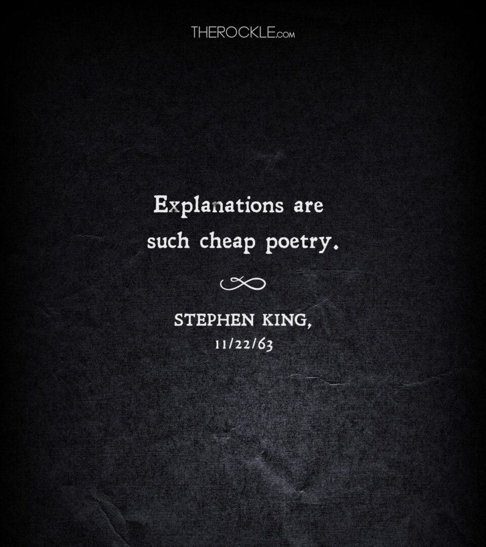 Memorable Quotes from Stephen King's Books - The Rockle