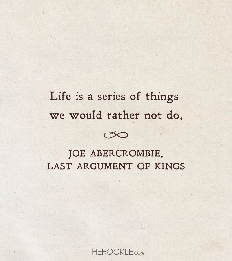 100 Best Quotes From Joe Abercrombie’s Fantasy Books | THE ROCKLE