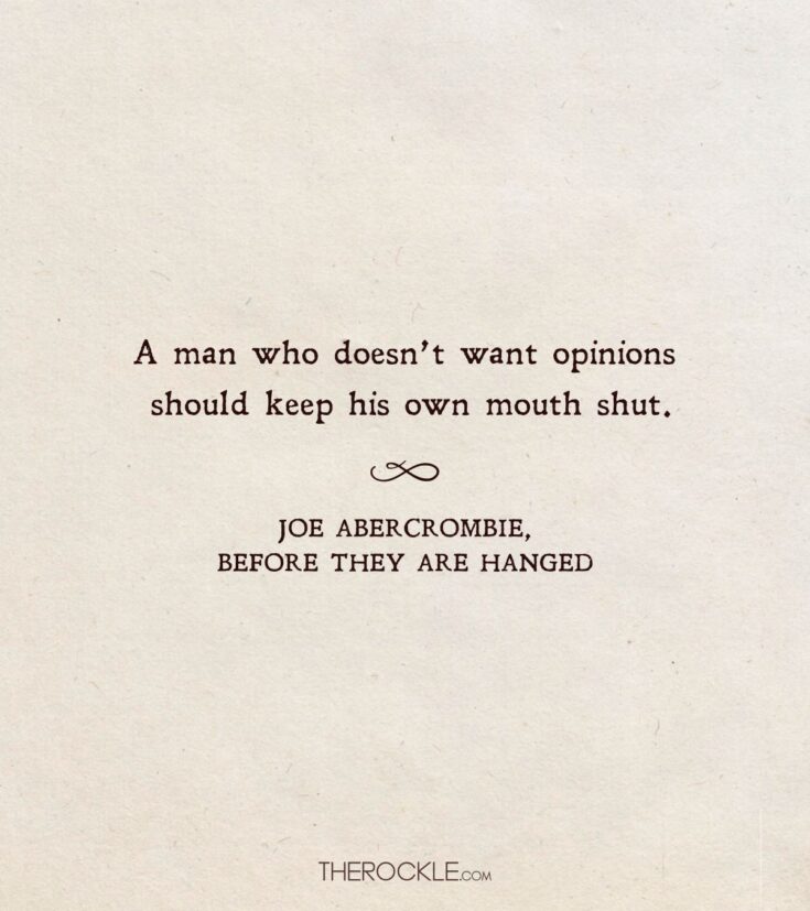 These 20 Joe Abercrombie Quotes Are Sharper Than Ninefingers' Blade