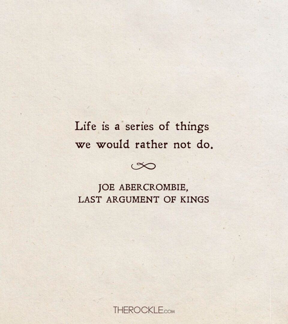 These 20 Joe Abercrombie Quotes Are Sharper Than Ninefingers' Blade