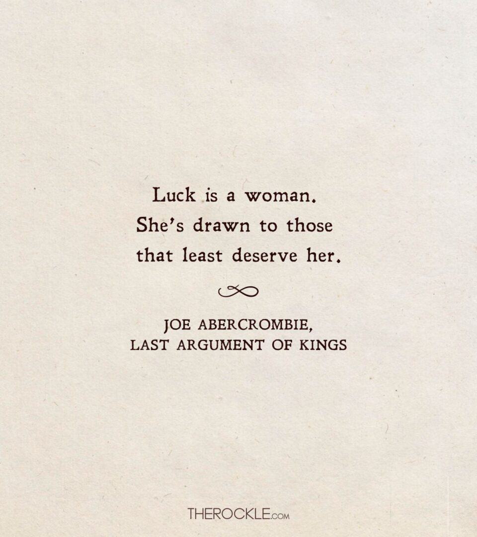 These 20 Joe Abercrombie Quotes Are Sharper Than Ninefingers' Blade