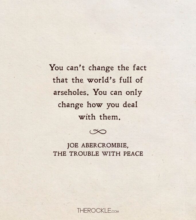 Wisdom and Wit: Joe Abercrombie's Best Quotes - THE ROCKLE