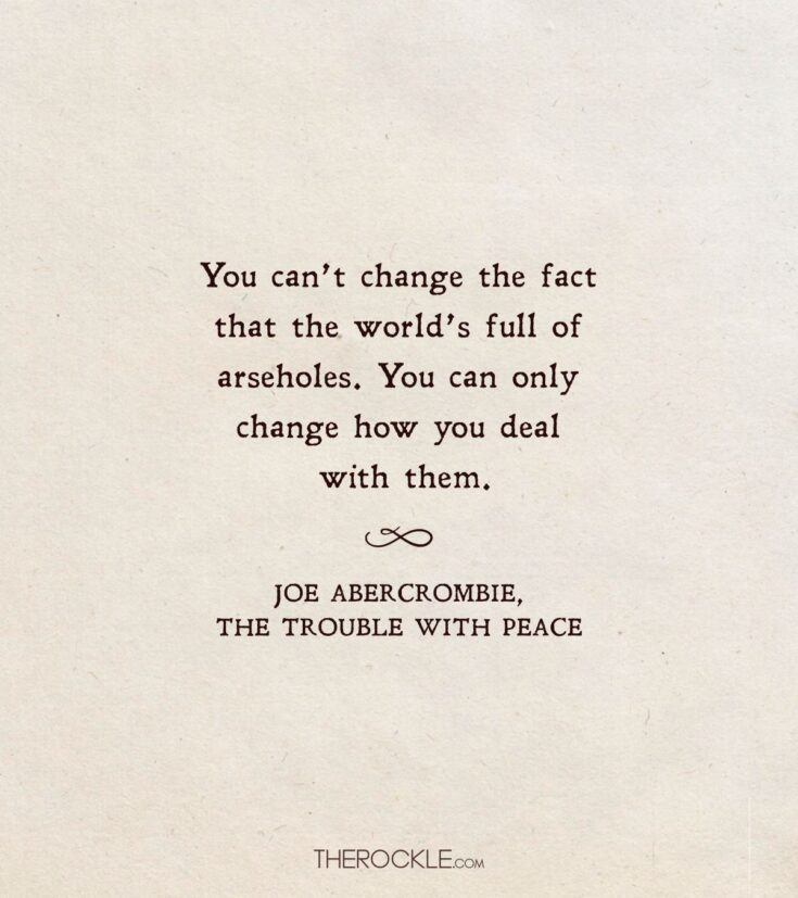 Wisdom and Wit: Joe Abercrombie's Best Quotes - THE ROCKLE