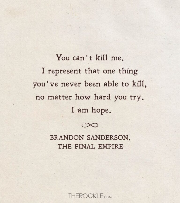 The Ultimate List Of Best Brandon Sanderson Quotes - THE ROCKLE